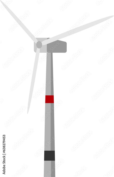 풍력발전 풍차 벡터 일러스트 Stock Vector Adobe Stock