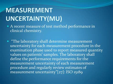Variability Of Clinical Chemistry Laboratory Results Ppt