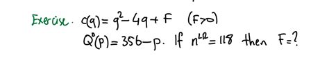 Solved Exercise QD P P If NLR Then F Chegg