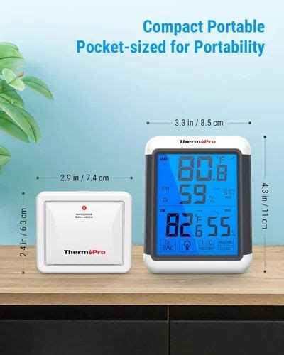 Thermopro Indoor And Outdoor Hygrometer Tp65c At Rs 2450 New Items In Mumbai Id 2852688412455