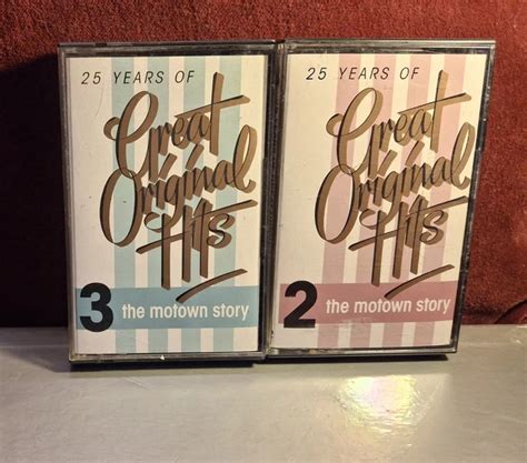 25 Years Of Great Original Hits The Motown Story 2 X Cassette Tape Vol2