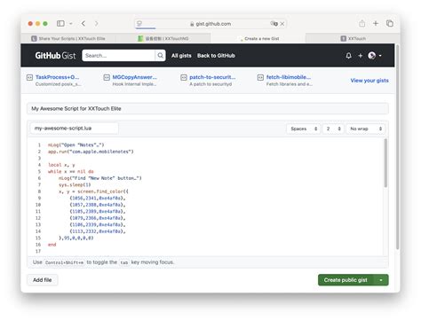 Share Your Scripts Xxtouch Elite