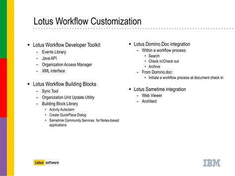 Ppt Lotus Workflow Powerpoint Presentation Free Download Id 4282986