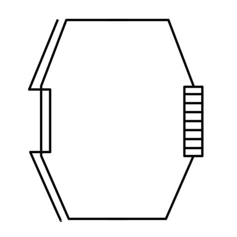 Download Black And White Drawing Of Octagon Shaped Object Frames Online Creative Fabrica