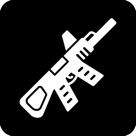 Machine Gun Vector Icon 38842576 Vector Art At Vecteezy