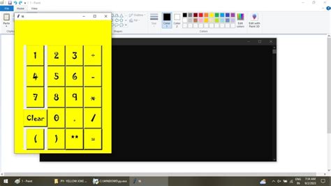 Python Program To Basic New Tkinter Py Yellow Joke Cal Using The