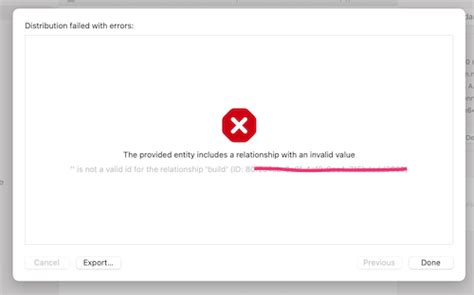 Swift The Provided Entity Includes A Relationship With An Invalid Value When Uploading To App