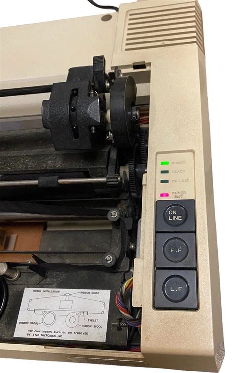 Star Micronics Gemini 10x Dot Matrix Printer With Manual And Box Vintage