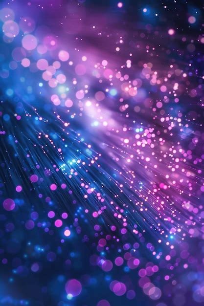 Premium Photo Swirling Particles Abstract Background