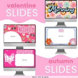 Seasonal Slide Templates Bundle Holiday Slide Templates MEGA Bundle Powerpoint Slides With