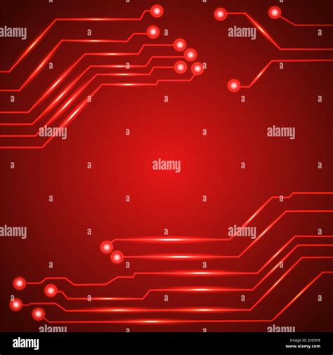 Hi Tech Circuit Board Vector Illustration Stock Photo Alamy