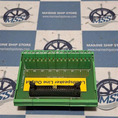 M Jay Electronics Ifm Idc 34 Terminal Block Interface Marine Ship Store