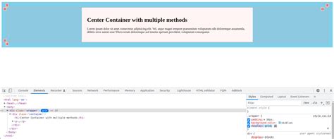 Top Ways To Make The Container Element Center With Css Mycode Blog