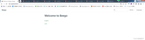 beego 官网文档本地环境搭建 beego官方文档 csdn博客