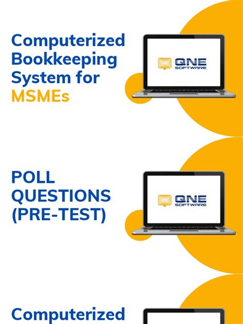 Computerized Bookkeeping For Msmes Revised Pdf Automation Bookkeeping