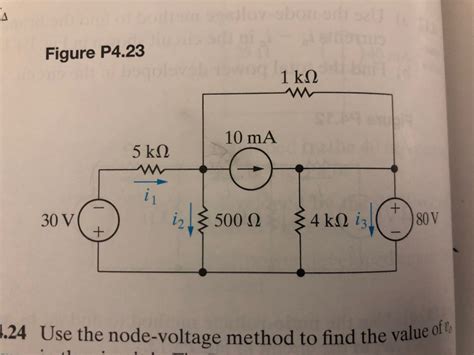 solved 4 49 solve problem 4 23 using the mesh current