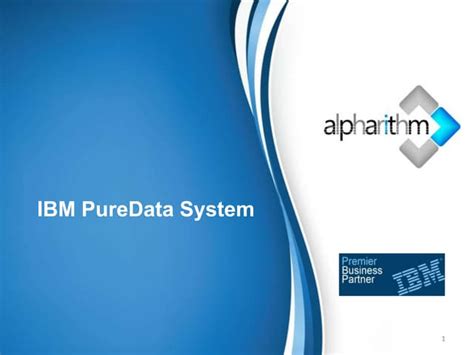 ibm puredata system ppt