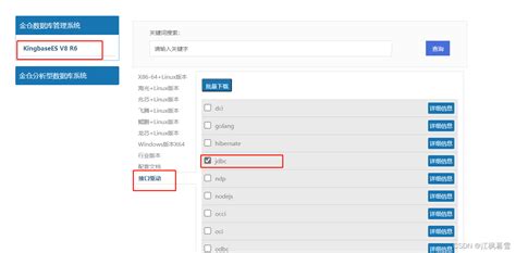 金仓（kingbase）数据库的使用——spring Boot 连接（二）金仓jdbc添加到pom文件中 Csdn博客