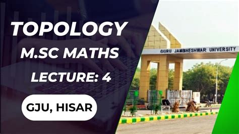 topology lec 4 properties of derived set m sc mathematics