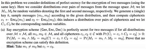 Solved In This Problem We Consider Definitions Of Perfect