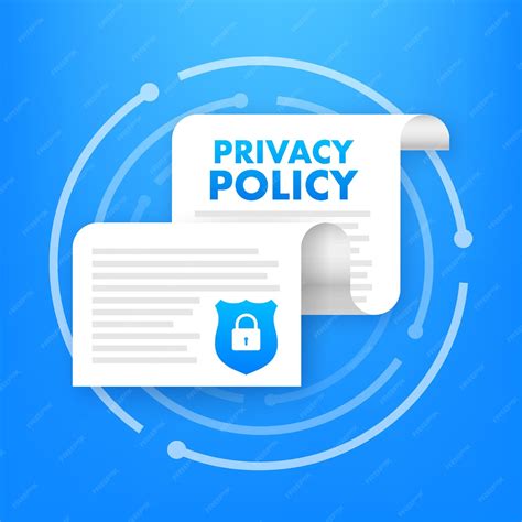 Premium Vector Privacy Policy Data Protection Cyber Security Vector Stock Illustration