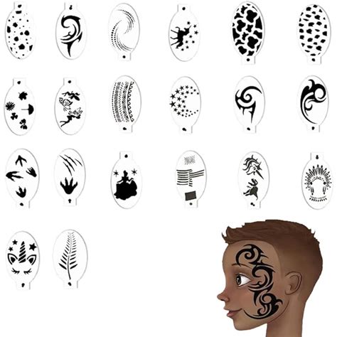 Face Templates For Face Painting