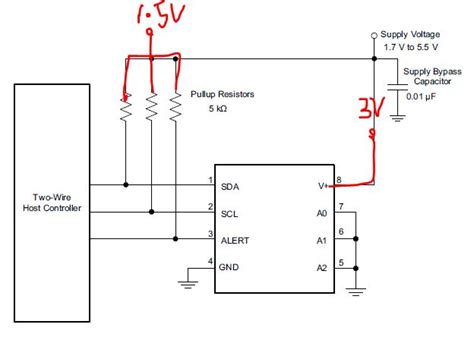 TMP When Vs And Signal Line Voltage Are Different Sensors Forum Sensors TI E E
