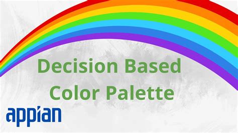Appian Dynamic Color Palette From Desicion Object Youtube