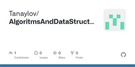 GitHub Tanaylov AlgoritmsAndDataStructure