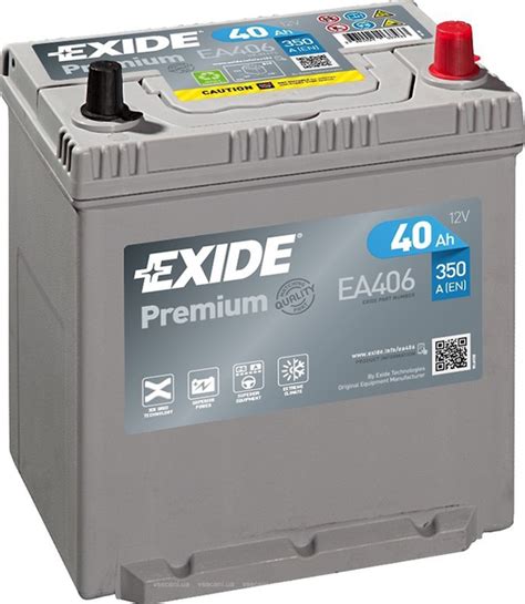 Автомобильный аккумулятор Exide Premium 40 А·ч Ев (-/+) Asia (350EN ...