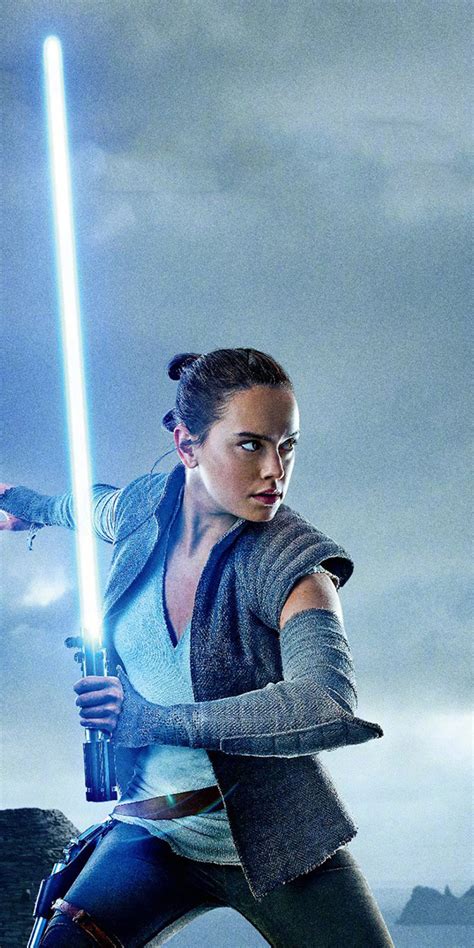 1000x2000 Resolution Daisy Ridley Lightsaber Star Wars 8 1000x2000