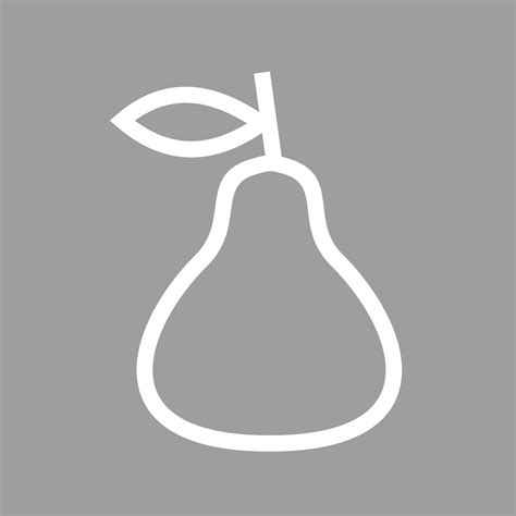 Pear Line Color Background Icon 16724414 Vector Art At Vecteezy