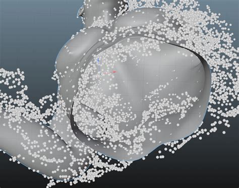 particles intersects and go through the mesh emitter particles and