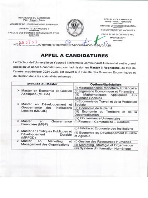 Appel A Cadidature Master 2 Recherche 2024 2025 Pressed Pdf Appel A Cadidature Master 2 Recherche 2024 2025 Pressed Pdf