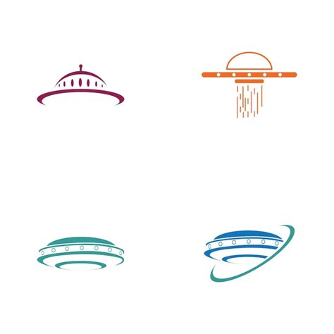 Premium Vector Ufo Vector Logo Template Illustration Design