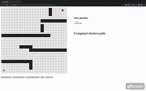 GitHub Hstrychalski Pathfinding Canvas Dijkstra And A Algorithms Implementation With Simple