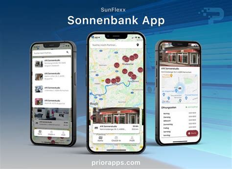 Sonnenbank App Sunflexx Priorapps Gmbh App Agentur Mobile App