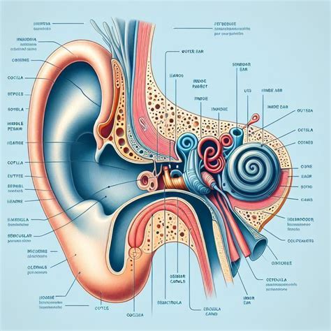 Anatomy Of The Hearing Part Ear Diagram Labeled Anatomy Labeled