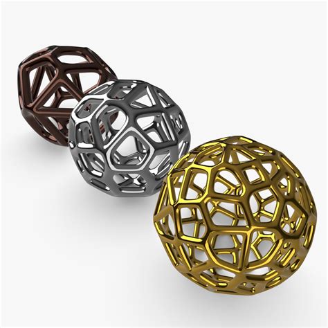 3d Model Metal Ball Skeleton Geometries Turbosquid 2039097