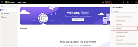 create a site with power pages microsoft learn