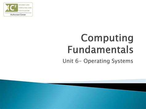 PPT Computing Fundamentals PowerPoint Presentation Free Download ID