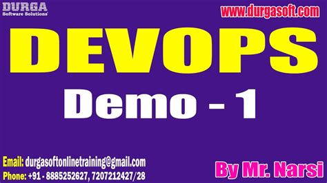 devops tutorials demo 1 by mr narsi on 20 10 2022 7 15am ist