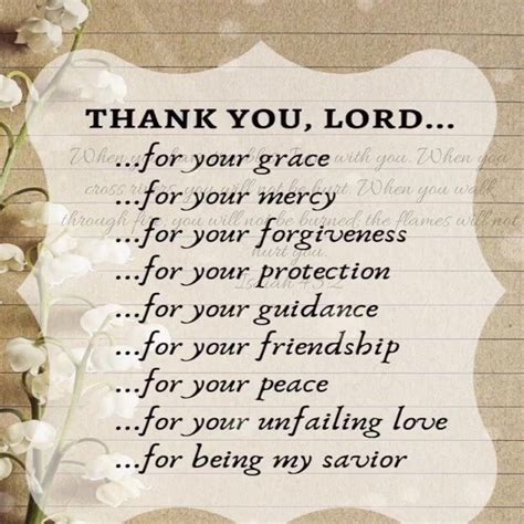 Lord I Thank You Quotes