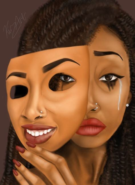 Sad Black Girl Art
