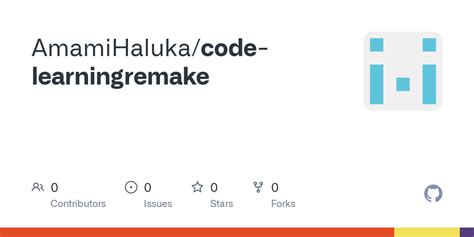 Github Amamihaluka Code Learningremake