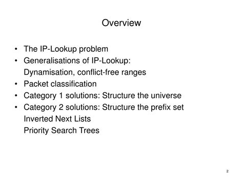 Ppt Ip Lookup And Packet Classification Powerpoint Presentation Free