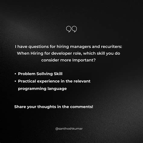 Santhosh Kumar On Linkedin Hiringtrends Developerskills