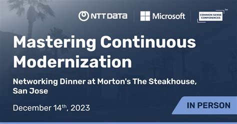 Ntt Mastering Continuous Modernization