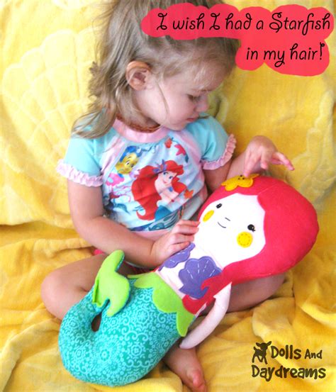 Dolly Donations My Mermaid Softie Doll Pdf Sewing Pattern Is Finished