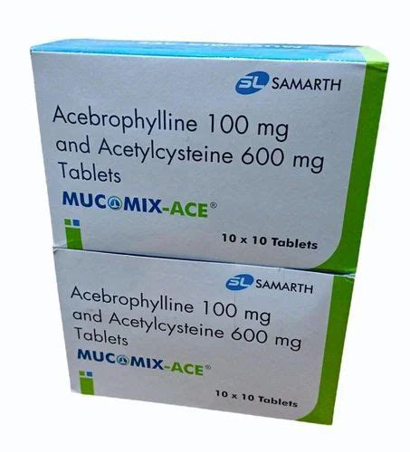 Mucomix Ace At ₹ 150stripe N Acetylcysteine Tablet In Gurugram Id